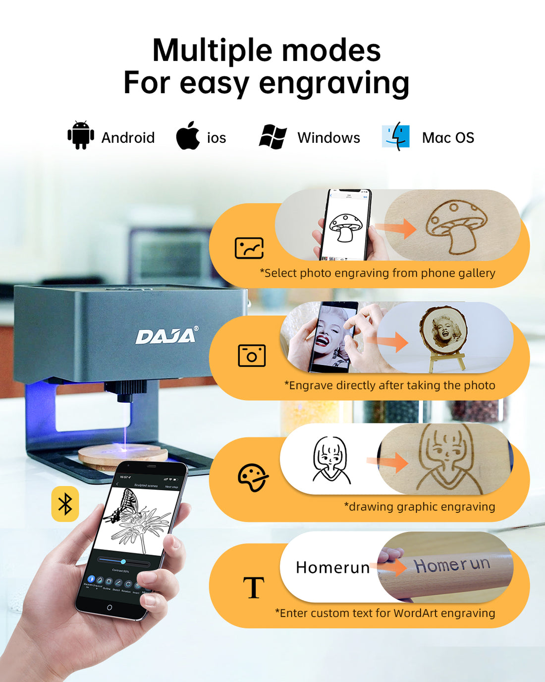 DAJA DJ6 Portable Laser Engraver Machine – DAJA Laser